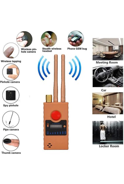 Generic Rf Sinyal Dedektörü, Casus Kameraları Tespit Etmek Için Kablosuz Hata Dedektörü Sinyali, Gizlice Dinleme Cihazları, Gps Izleyici (Siyah) (Yurt Dışından) Generic Rf Sinyal Dedektörü, Casus Kameraları Tespit Etmek Için Kablosuz Hata Dedektörü Sinyali, Gizlice Dinleme Cihazları, Gps Izleyici (Siyah) (Yurt Dışından)