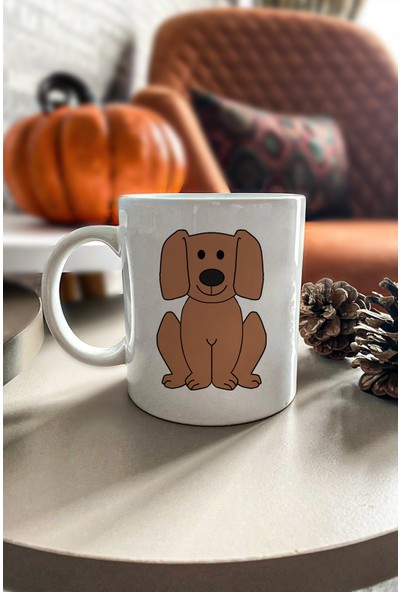 Leyya Dekor Köpek Kupa Bardak