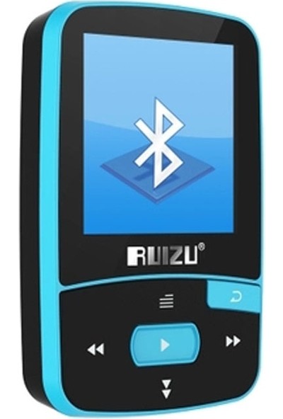 Ruizu X50 Kablosuz Bluetooth Mp3 Mavi 8gb (Yurt Dışından) Ruizu X50 Kablosuz Bluetooth Mp3 Mavi 8gb (Yurt Dışından)