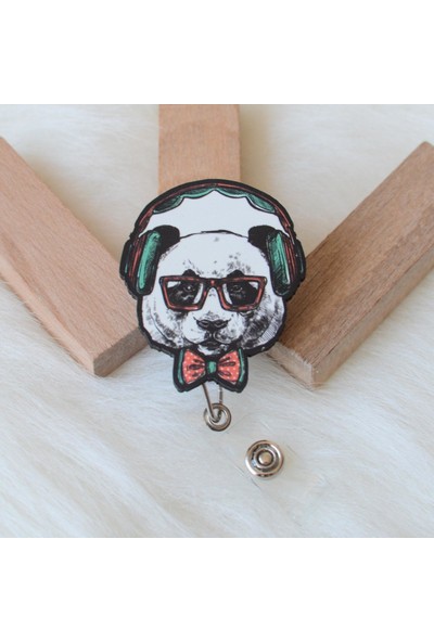 İnvitro Medikal Gözlüklü Panda Yoyo Kartlık