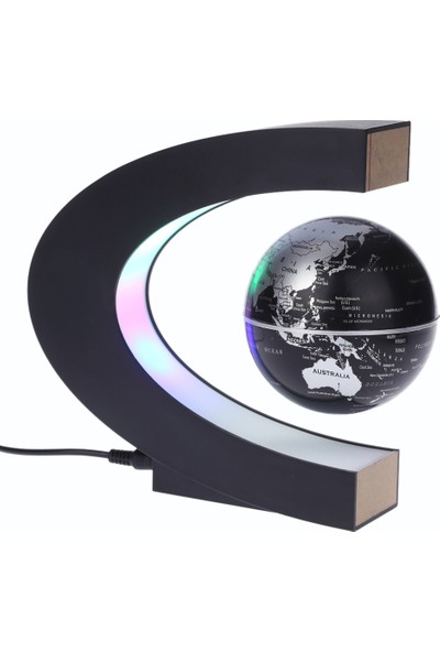 Top Pet 3 Inç C Şekli Manyetik Küre - Siyah (Yurt Dışından)