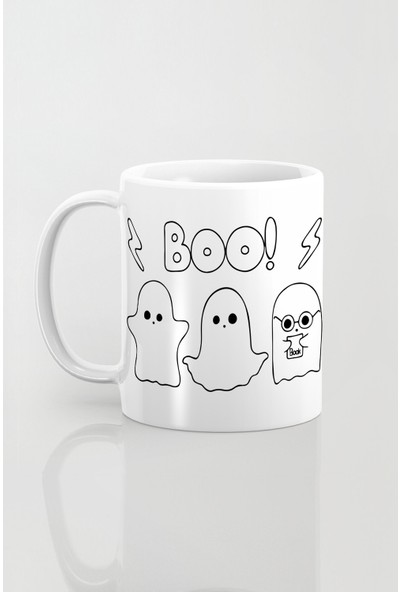 Leyya Dekor Boo Hayalet Kupa Bardak