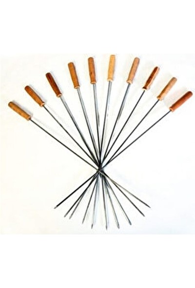 Ahşap Saplı Kebap Şişi 07101 White