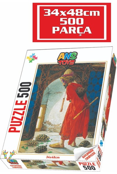 Ans Toys Puzzle Kaplumbağa Terbiyecisi 500 Parça (34 x 48CM)