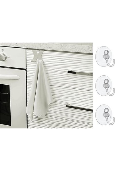 Yenitransformacıon Fiorello 2 Adet Çekmece Askısı Mini Vantuz Askı Seti Yenitransformacıon Fiorello 2 Adet Çekmece Askısı Mini Vantuz Askı Seti