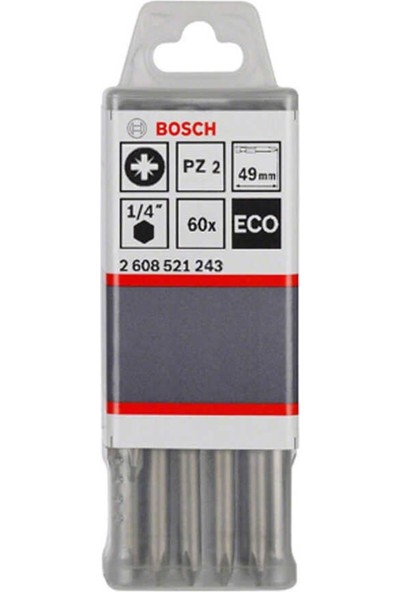 Bosch Vidalama Ucu Eco Ph2 49 mm 1/4''