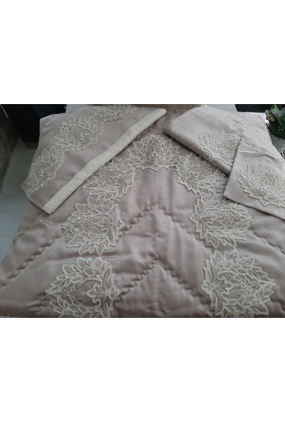 Eylül Çeyiz Evi Gül Kurusu Seccade Takımı