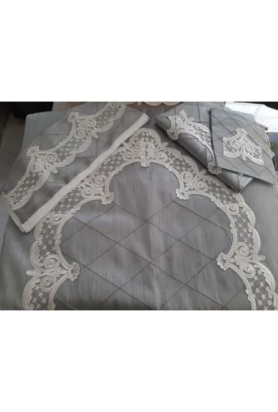 Eylül Çeyiz Evi Gri Seccade