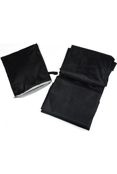 Real Me 210D Su Geçirmez Barbekü Izgara Kapağı - Siyah (Yurt Dışından)