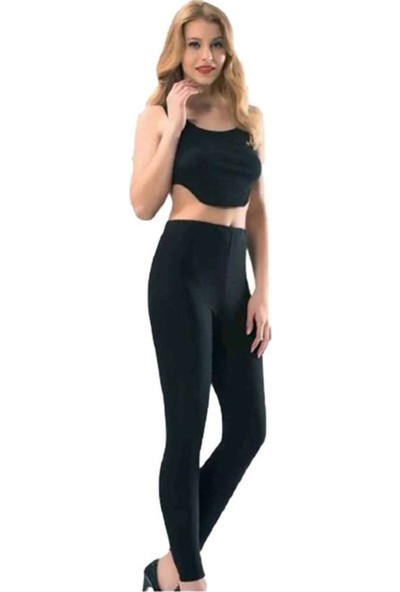 Royaleks Kota Kadın Uzun Paça Katlamalı Likralı Sporcu Düz Tayt Siyah 4000 Royaleks Kota Kadın Uzun Paça Katlamalı Likralı Sporcu Düz Tayt Siyah 4000