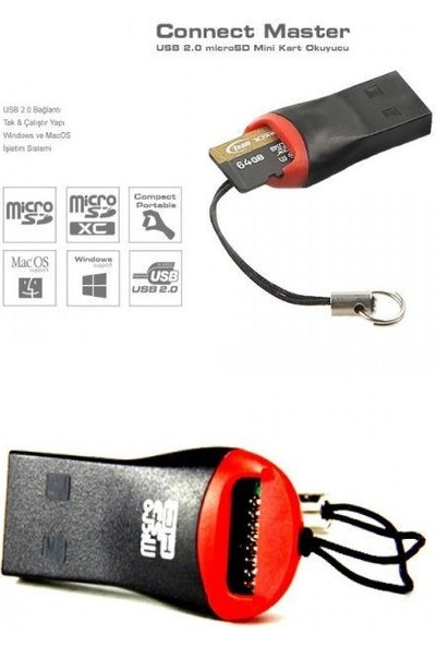 Giftmatik Center Micro Sd Kart Okuyucu Giftmatik Center Micro Sd Kart Okuyucu