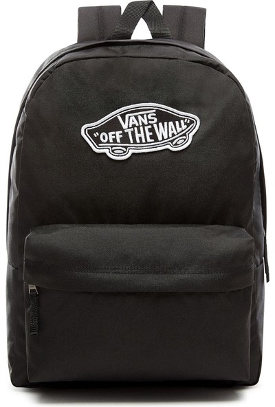 Vans Realm Kadın Siyah Günlük Stil Sırt Çantası VN0A3UI6BLK1 Vans Realm Kadın Siyah Günlük Stil Sırt Çantası VN0A3UI6BLK1