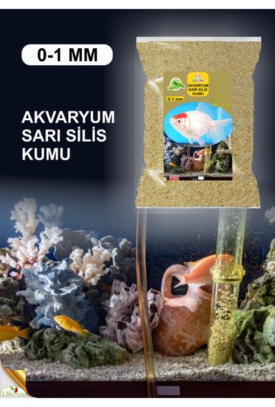 Ls Botanik Silis Akvaryum Kumu 0-1 mm 5 Kğ Ls Botanik Silis Akvaryum Kumu 0-1 mm 5 Kğ
