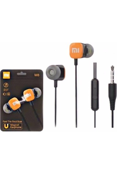 Xiaomi M8 Mikrofonlu Mıknatıslı Kulakiçi Kulaklık