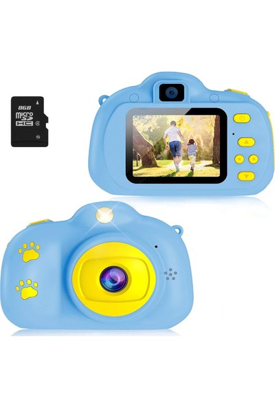 Çocuk Fotoğraf Makinesi X700 Flash Özellikli Dijital Kamera + 8gb Hafıza Kartı Çocuk Fotoğraf Makinesi X700 Flash Özellikli Dijital Kamera + 8gb Hafıza Kartı