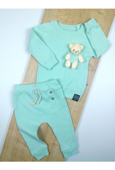 Arya Kids Erkek Bebek Ayıcıklı Fitilli Kumaş Mevsimlik Takım Arya Kids Erkek Bebek Ayıcıklı Fitilli Kumaş Mevsimlik Takım