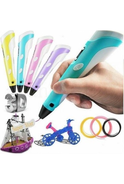 Üç Boyutlu Yazıcı 3D Kalem Pen Printer