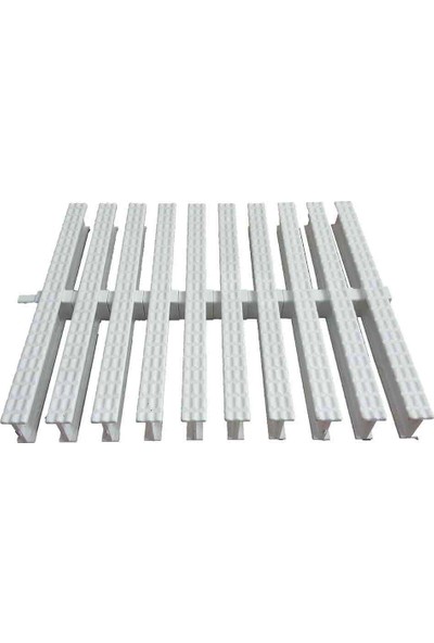 GÜNEY PLASTİK 20 cm Klasik Desen Havuz Taşma Izgarası Tek Geçme