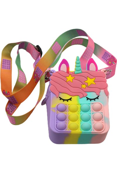 New Flower Pop It Bubble Fidget Sevimli Cüzdan Çanta New Flower Pop It Bubble Fidget Sevimli Cüzdan Çanta