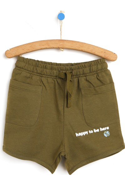 Hello Baby Better Cotton Erkek Bebek Yanları Cepli Şort Hello Baby Better Cotton Erkek Bebek Yanları Cepli Şort