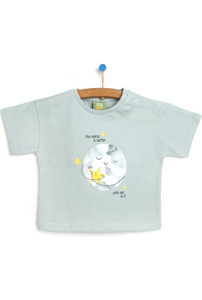 Hello Baby Better Cotton Erkek Bebek Baskılı Rahat Kalıp Tshirt Hello Baby Better Cotton Erkek Bebek Baskılı Rahat Kalıp Tshirt