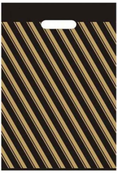 Merpak Ambalaj Çizgili Siyah Poşet Takviyeli Diagonal Poşet Mağaza Poşeti 33 x 45 cm 50 Adet Merpak Ambalaj Çizgili Siyah Poşet Takviyeli Diagonal Poşet Mağaza Poşeti 33 x 45 cm 50 Adet