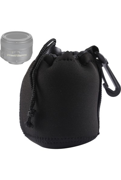 8X10 cm Neopren Slr Kamera Lens Taşıma Çantası（siyah）