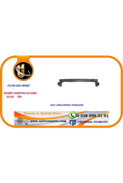 Itaqi Demir Tampon Accord 03-05 Ön