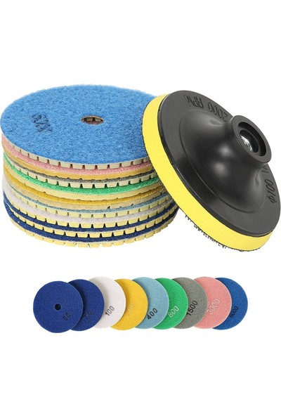 Guangdong Spirit 15 Parça Islak ve Kuru 4 Inç Renkli Parlatma Pedi Kuru ve Islak Elmas Parlatma Pedi Guangdong Spirit 15 Parça Islak ve Kuru 4 Inç Renkli Parlatma Pedi Kuru ve Islak Elmas Parlatma Pedi