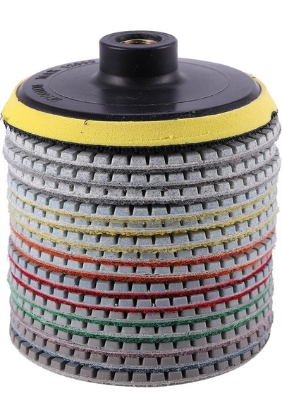 Guangdong Spirit 16 Adet Elmas Parlatma Pedleri Kiti 4 Inç 100MM Islak/kuru Granit Taş Beton Mermer Parlatma Için Kullanım Taşlama Diskleri Seti Guangdong Spirit 16 Adet Elmas Parlatma Pedleri Kiti 4 Inç 100MM Islak/kuru Granit Taş Beton Mermer Parlatma Için Kullanım Taşlama Diskleri Seti