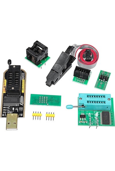 Guangdong Spirit Stabil L Flaş 1.8V Adaptör 24/25 Serisi Spi USB To Ttl Soic8 Clip CH341A USB Programcı Guangdong Spirit Stabil L Flaş 1.8V Adaptör 24/25 Serisi Spi USB To Ttl Soic8 Clip CH341A USB Programcı