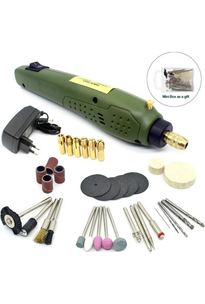 Guangdong Spirit Taşınabilir Mini Elektrikli 16000RPM Öğütücü Oyma Sondaj Parlatma Matkabı (Eu Plug) Guangdong Spirit Taşınabilir Mini Elektrikli 16000RPM Öğütücü Oyma Sondaj Parlatma Matkabı (Eu Plug)