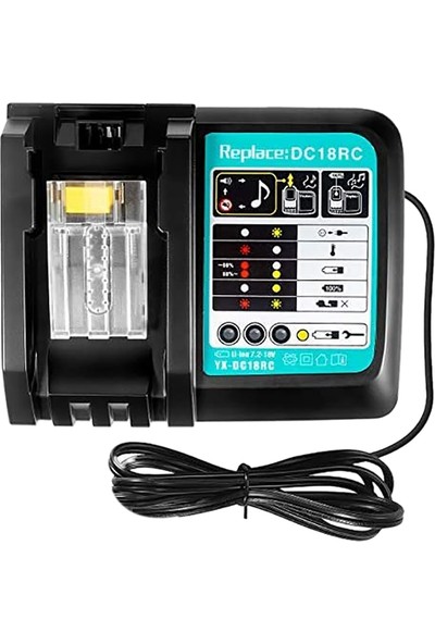 Guangdong Spirit DC18RC Şarj Cihazı 3A Makita 14.4V 18V BL1830 BL1430 DC18RC DC18RA Için Şarj Akımıalet DC18RCT Şarj Au Fişi Guangdong Spirit DC18RC Şarj Cihazı 3A Makita 14.4V 18V BL1830 BL1430 DC18RC DC18RA Için Şarj Akımıalet DC18RCT Şarj Au Fişi