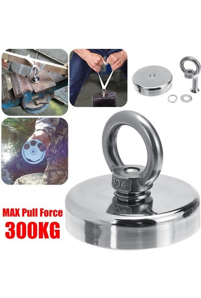 Guangdong Spirit 75MM 300KG Güçlü Güçlü Mıknatıs Kurtarma Aracı Güçlü Kurtarma Balıkçılık Kitleri