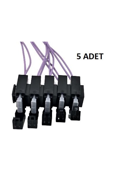 Dehalimited Kablolu Kapaklı Bıçak Sigorta Yuvası Kutusu 5'li