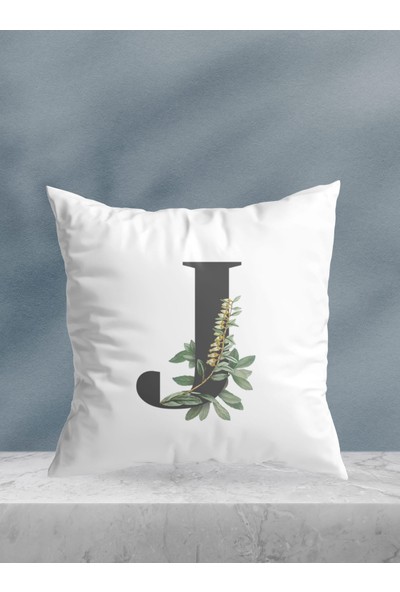 Bahar Home Tropikal J Harfi Yastık