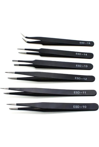 Hobi Mekatronik Anti Statik Cımbız Seti 6 Adet(Esd-10,11,12,13,14,15) Hobi Mekatronik Anti Statik Cımbız Seti 6 Adet(Esd-10,11,12,13,14,15)