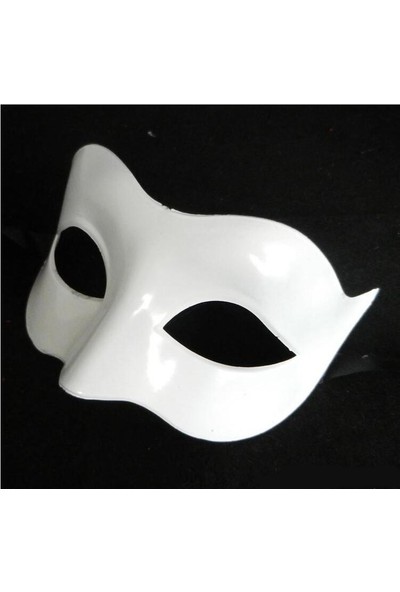 River World Beyaz Renk Masquerade Kostüm Partisi Venedik Balo Maskesi River World Beyaz Renk Masquerade Kostüm Partisi Venedik Balo Maskesi
