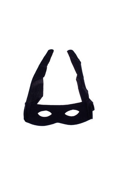 River World Ip Bağlama Aparatlı Zorro Maskesi Siyah Renk