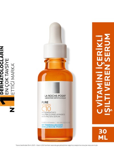 La Roche-Posay Saf Vitamin C 10 serum 30ml - Işıltı Veren Serum