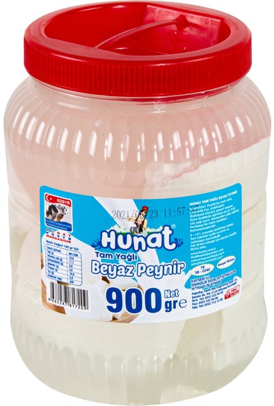 Hunat Tam Yağlı Salamura Beyaz Peynir (900 gr)