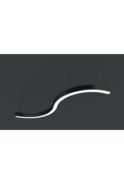 Doraled Su Yolu Lineer Aydınlatma Armatür Siyah-Natural Beyaz 4000-4500K-ÇAP : 200CM (2m) - 75W - 9750LM Doraled Su Yolu Lineer Aydınlatma Armatür Siyah-Natural Beyaz 4000-4500K-ÇAP : 200CM (2m) - 75W - 9750LM