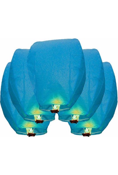 Bibizde Dilek Feneri Uçan Balon Gökyüzü Feneri 5 Adet