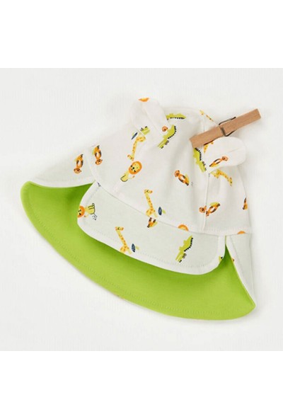 Andy Wawa Şapka Cute Curocodile - Ekru