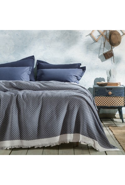 Yataş Bedding Maris Tek Kişilik Pike - Indigo Yataş Bedding Maris Tek Kişilik Pike - Indigo