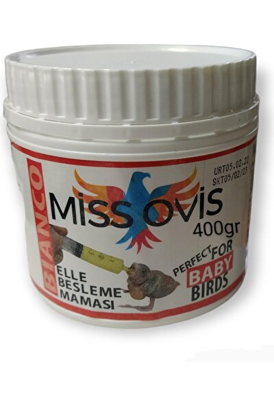 Miss Ovis Tüm Kuşlar Için (Bianco) Elle Besleme Maması 400GR Miss Ovis Tüm Kuşlar Için (Bianco) Elle Besleme Maması 400GR