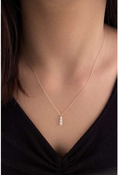 Fiyonk Kuyumculuk 14 Ayar Altın Tria Kolye 3 Fiyonk Kuyumculuk 14 Ayar Altın Tria Kolye 3