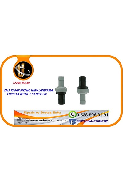 Itaqi Valf Kapak Piyano Havalandırma Corolla Ae100 1.6 Itaqi Valf Kapak Piyano Havalandırma Corolla Ae100 1.6