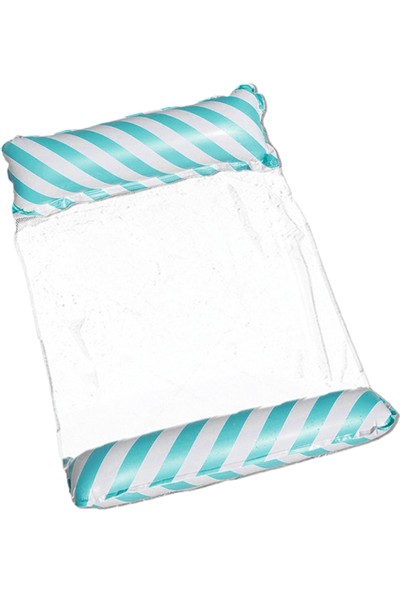 Strade Store Dayanıklı Çizgi Desenli Şişme Yatak - Mavi (Yurt Dışından) Strade Store Dayanıklı Çizgi Desenli Şişme Yatak - Mavi (Yurt Dışından)