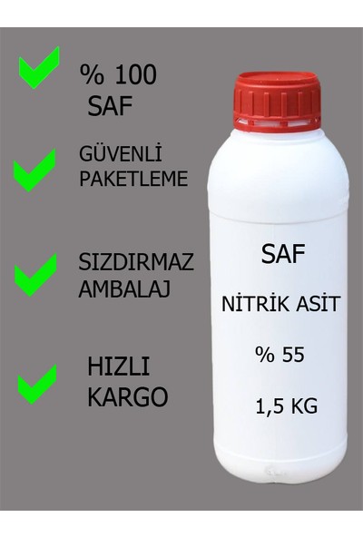 Tedarik Rehberi Nitrik Asit 1,5 Kg
